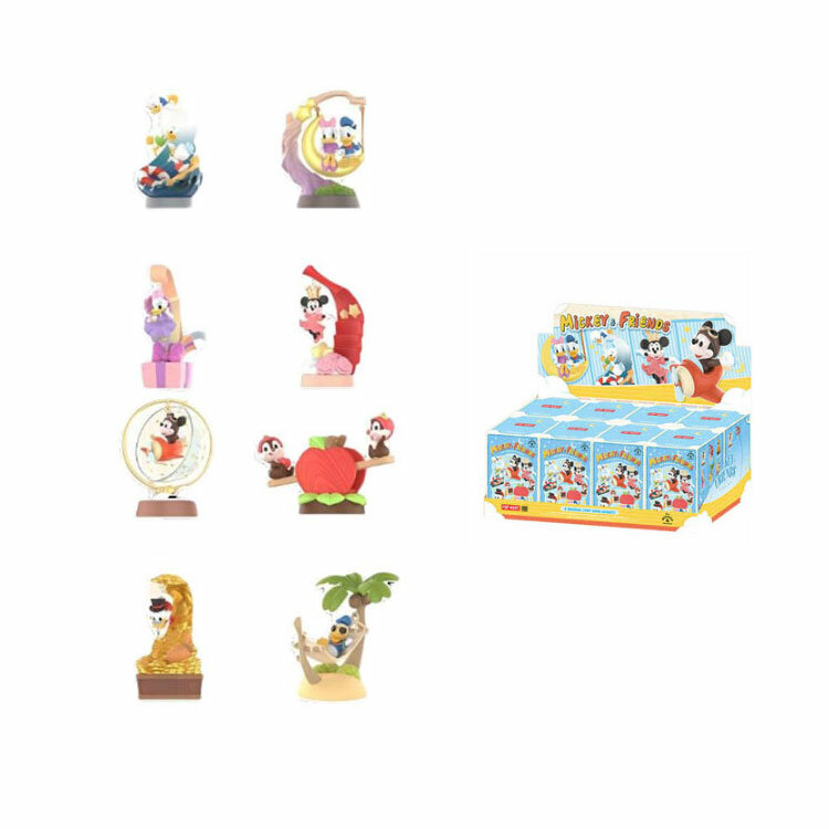 Фигурка унисекс POP MART Disney Mickey Family Swaying Dream, Full Box 8 шт.