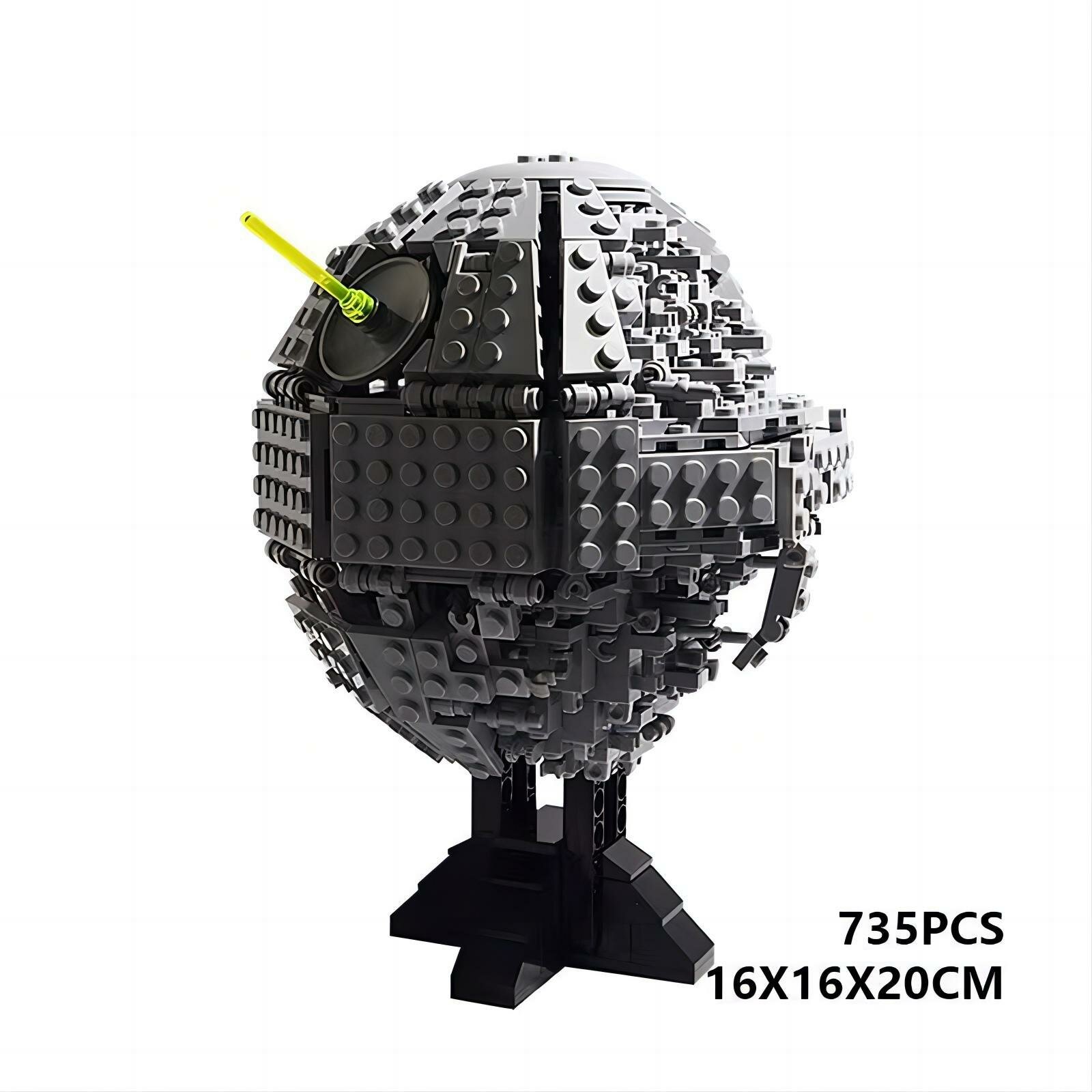 MOC домашняя трехмерная деревянная планета серии MOC-5505 модель среднего размера «Звезда Смерти»