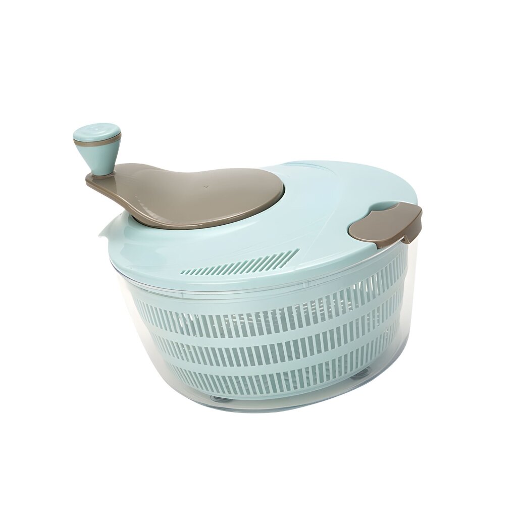 Двухслойный дегидратор для овощей для фруктовых салатов с ручным приводом