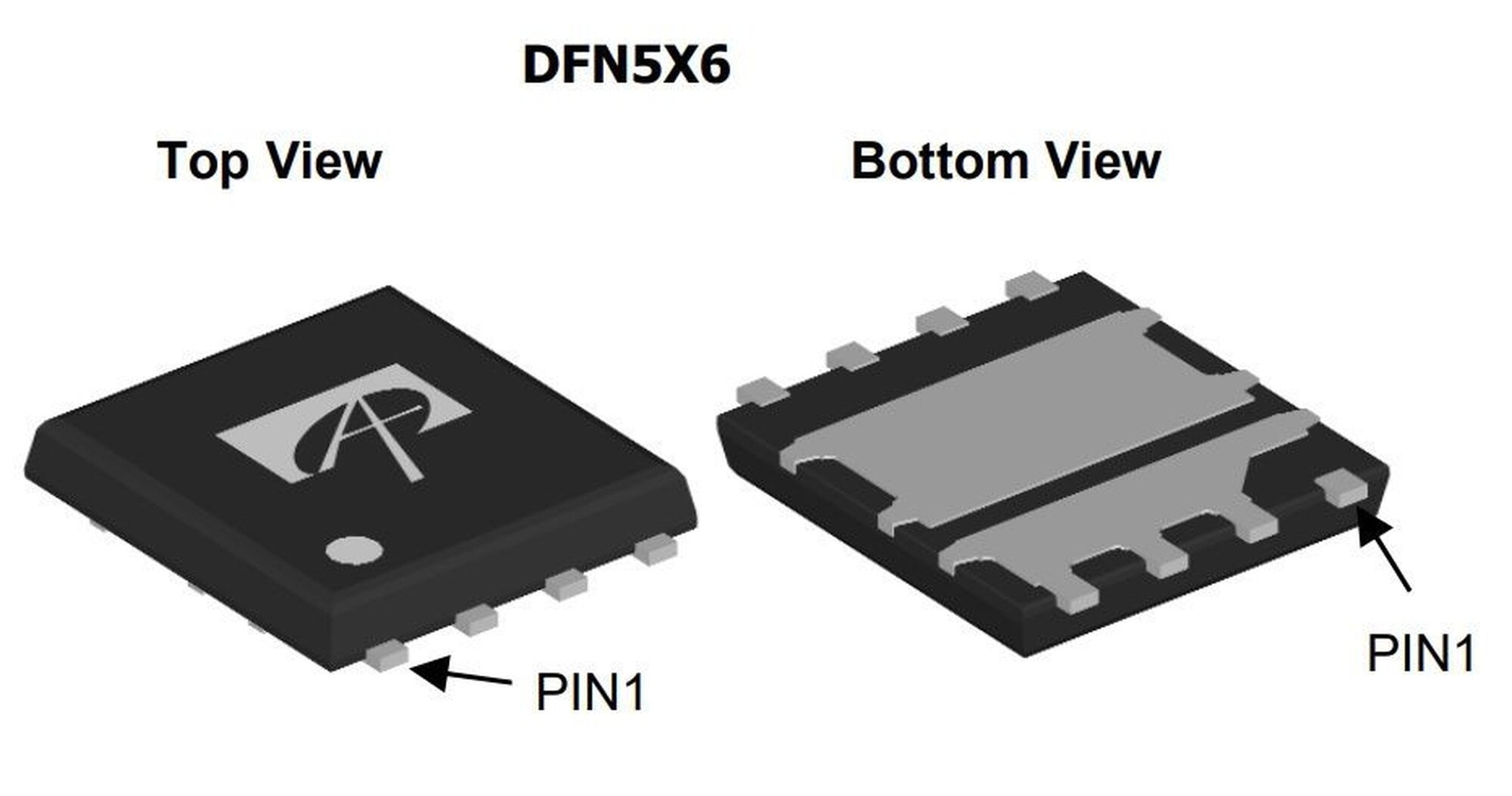Микросхема AON6932A N-Channel MOSFET 30V 28A