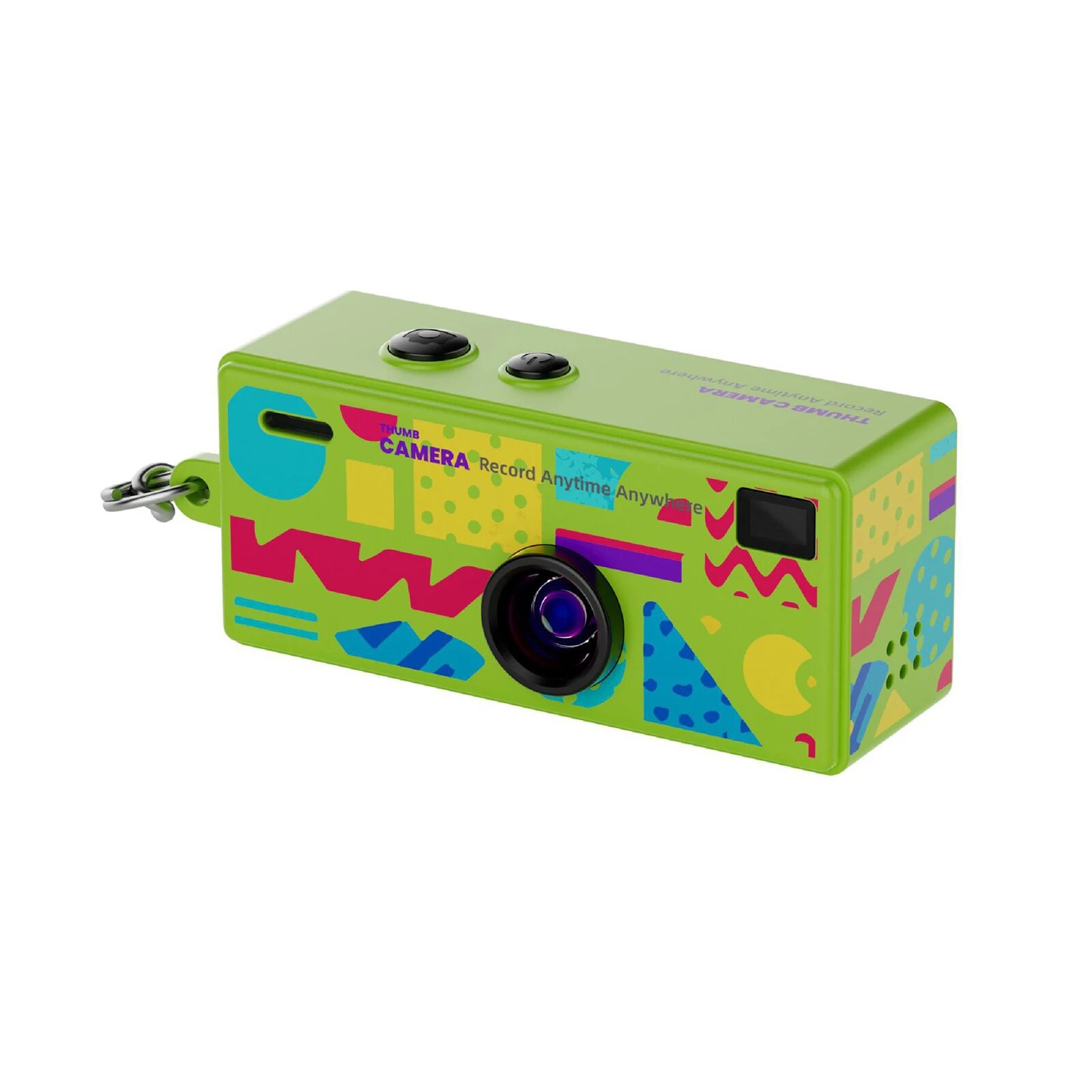 Ретро-камера-брелок APWIKOGER G6 1080P, Yellow Green