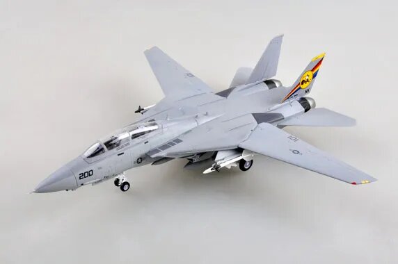 1/72 Сборная модель истребителя F-14D VF-31, масштаб 1:120, металл, для взрослых