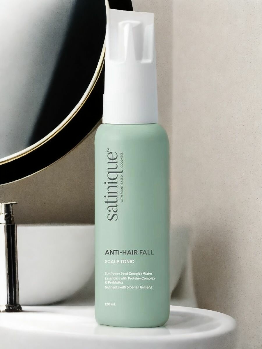 Тоник против выпадения волос Satinique, для всех типов волос, 80 мл
