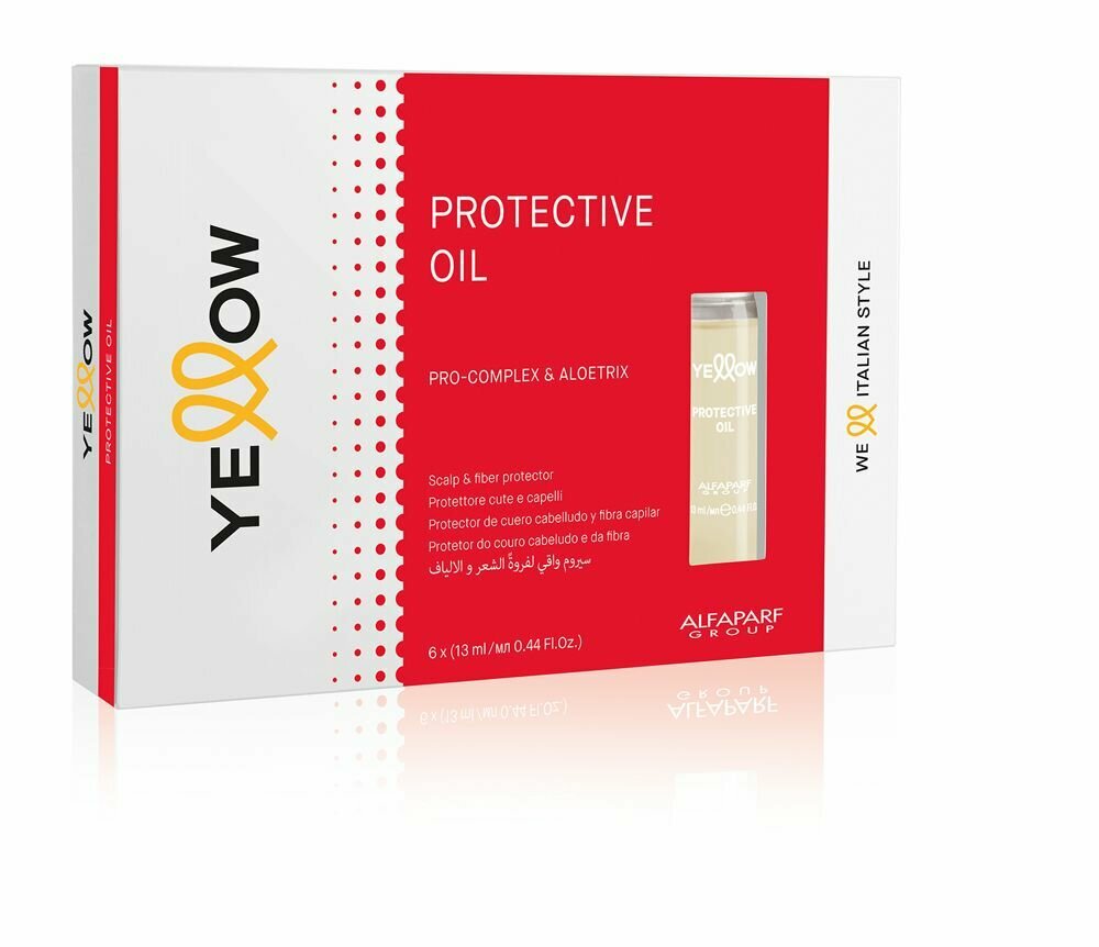 Масло для защиты кожи головы и волос YE PROTECTIVE OIL, 6 ампул по 13 мл