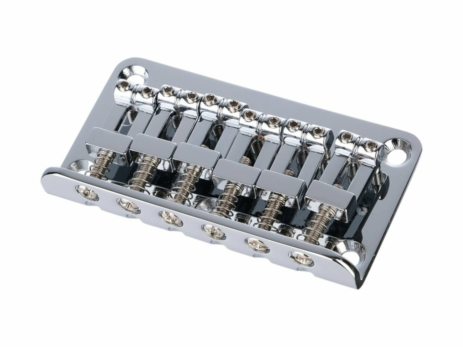 BN006-CR Бридж (струнодержатель), хром, седла: цинк, Paxphil