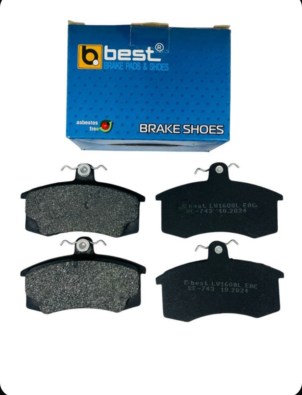 Тормозные колодки передние BEST BE 743 ВАЗ-2108, 2110, 2170, 2190,1118