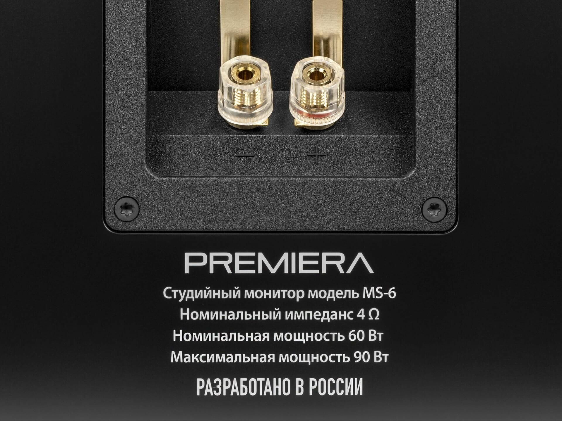 Студийные мониторы Premiera MS-6 Black — фото 1