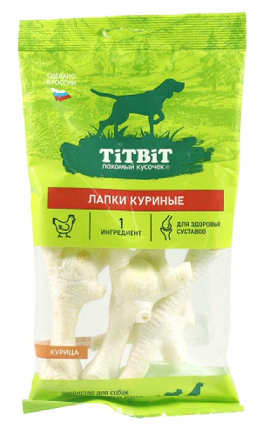 Лапки куриные 45г Титбит