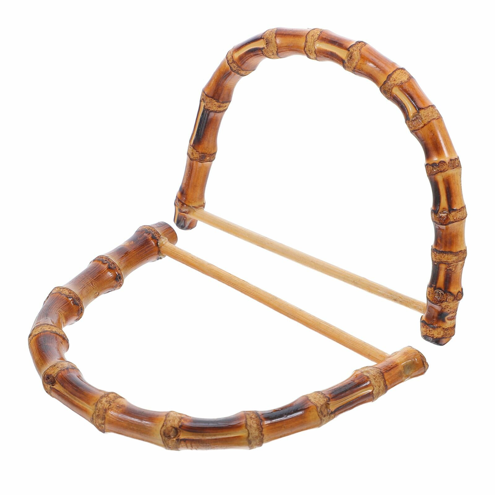 Деревянные Ручки, Из Бамбука, Для Сумок, 2 Штуки, 12 см