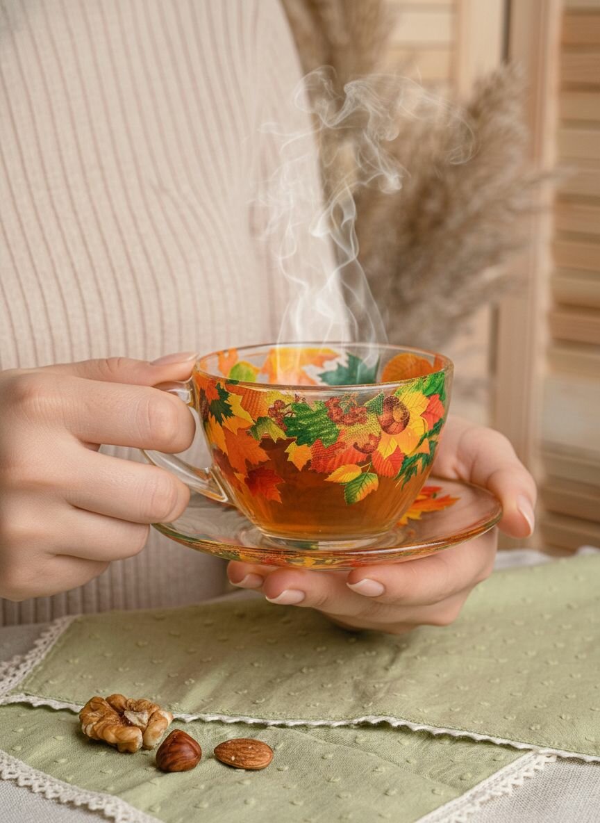 Чайная пара 200 мл Вальс Бостон чашка с блюдцем в подарочной упаковке