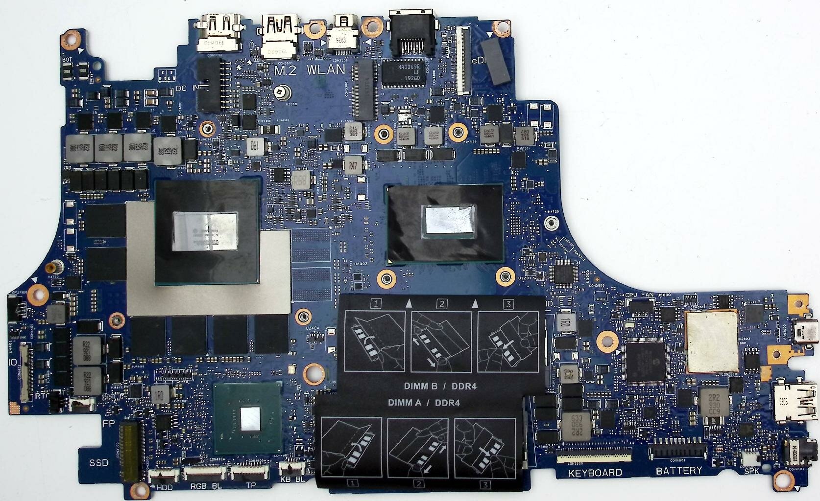 Материнская плата DELL VULCAN15_N18E донор компонентов