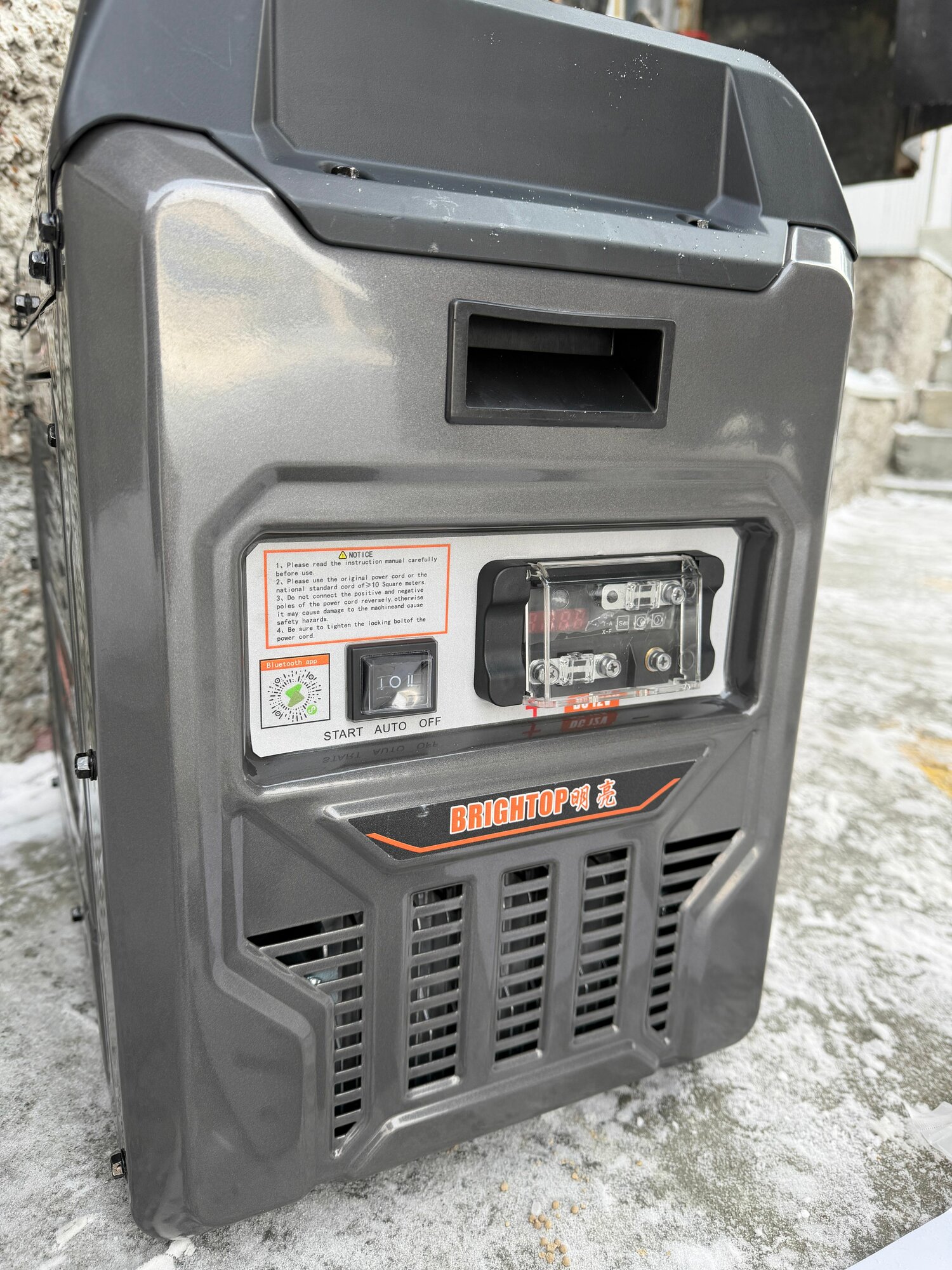 Генератор бензиновый, 12 Вольт, 2700W, стояночный инверторный с автозапуском электростартером - бензогенератор, металл, DP2750CZ, TG (1 шт.) - 14 дней Гарантия, арт: 9897-К