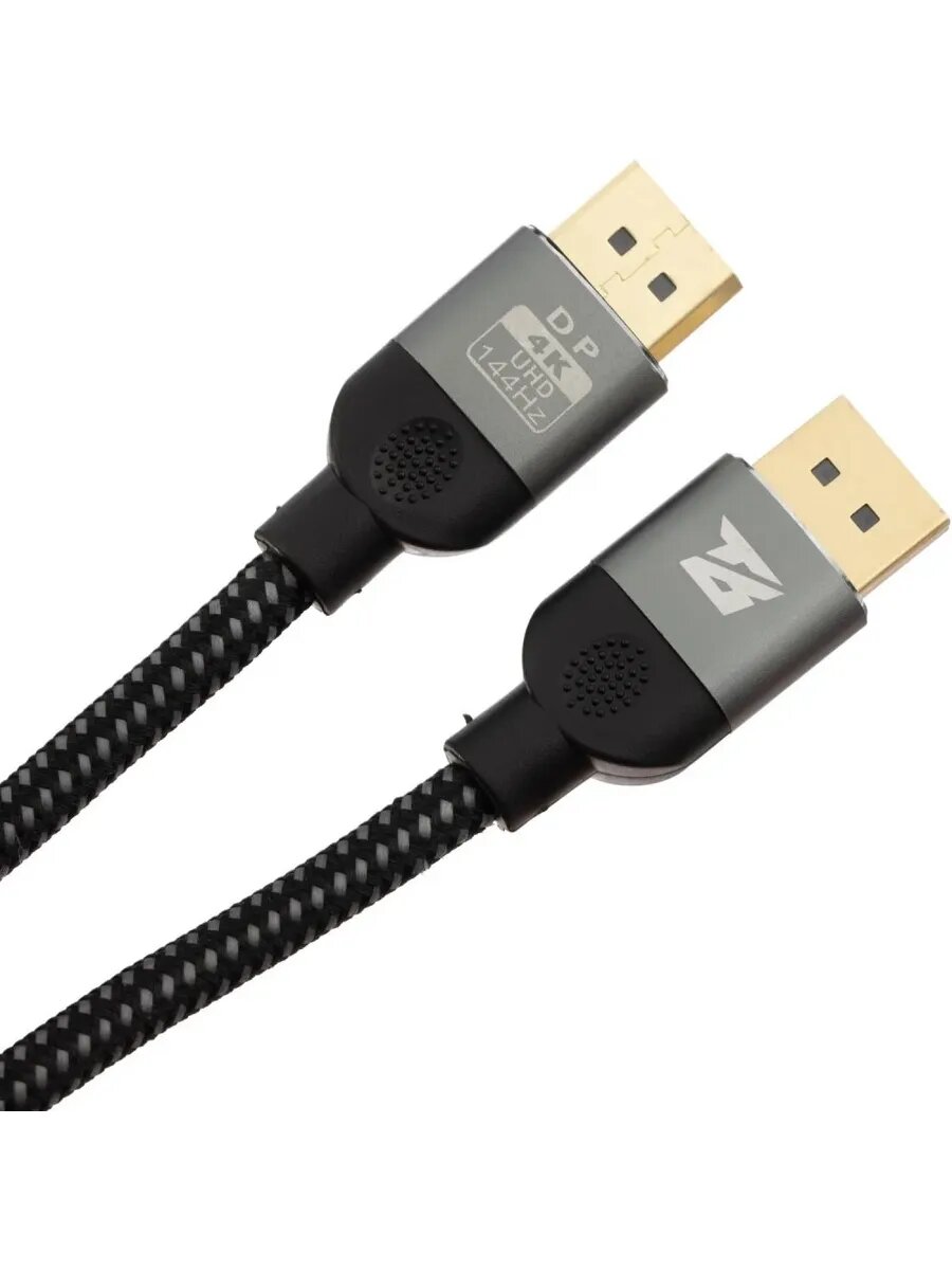 Кабель DisplayPort 4K 1.8м черный