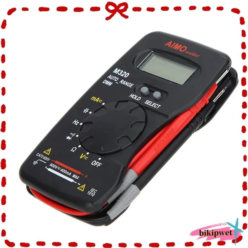 Цифровой мультиметр Aimometer M320 DMM Mini Pocket Amp Meter Тестеры напряжения