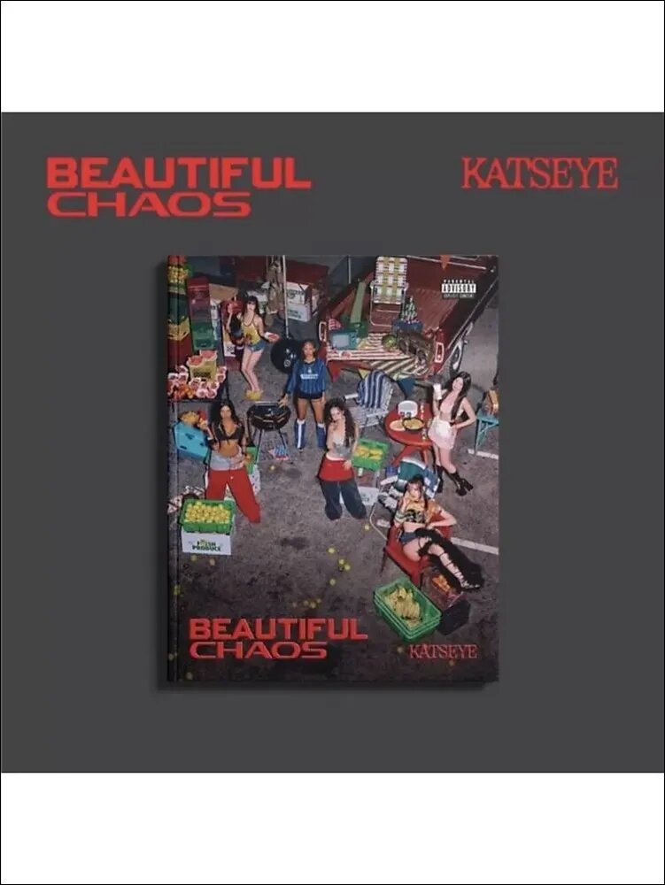 Альбом KATSEYE - BEAUTIFUL CHAOS Импортное издание из Кореи на CD, 2025 год