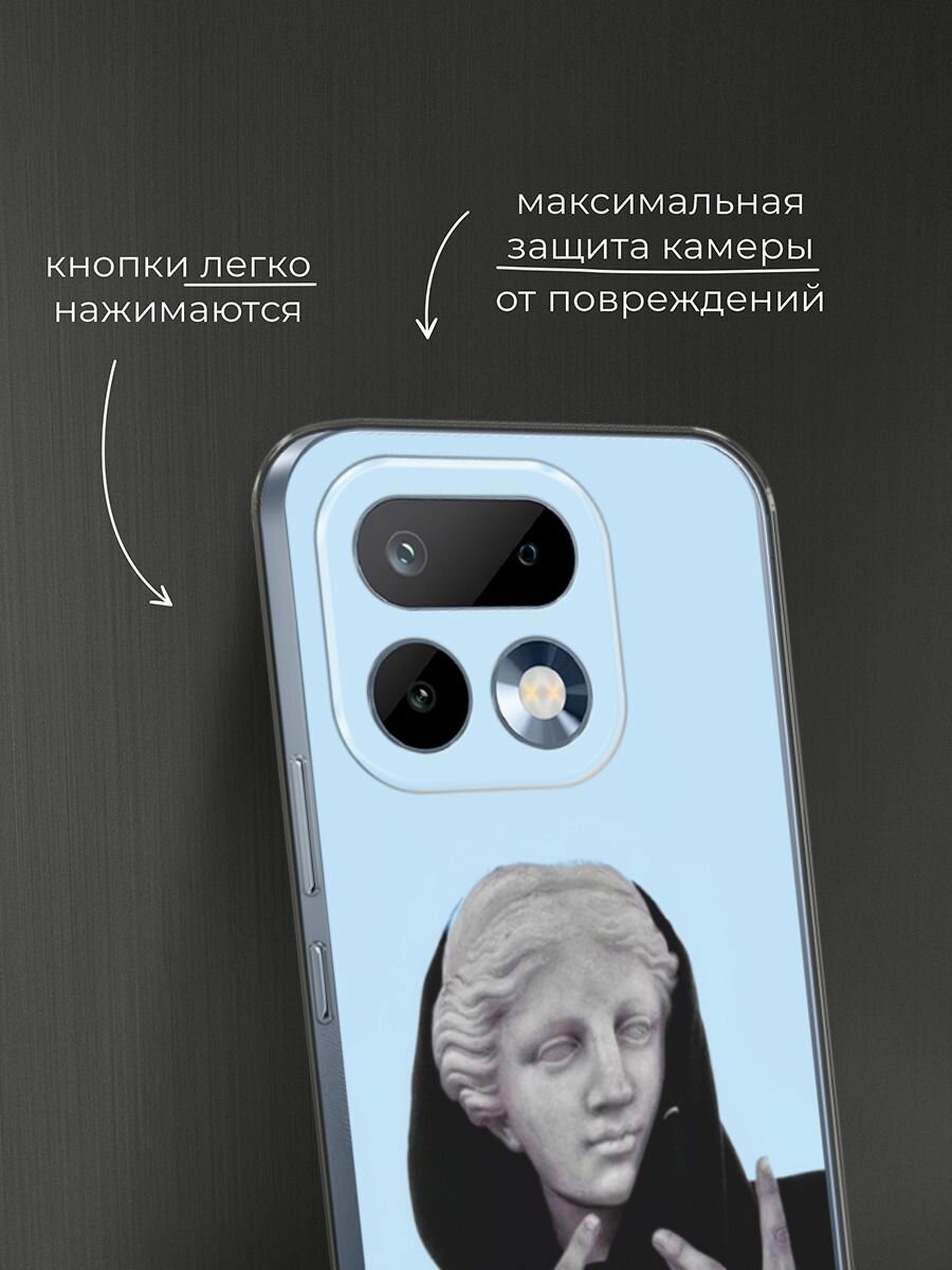Чехол на Realme 16 Pro / Реалме 16 Про с принтом SWAG статуя — фото 1