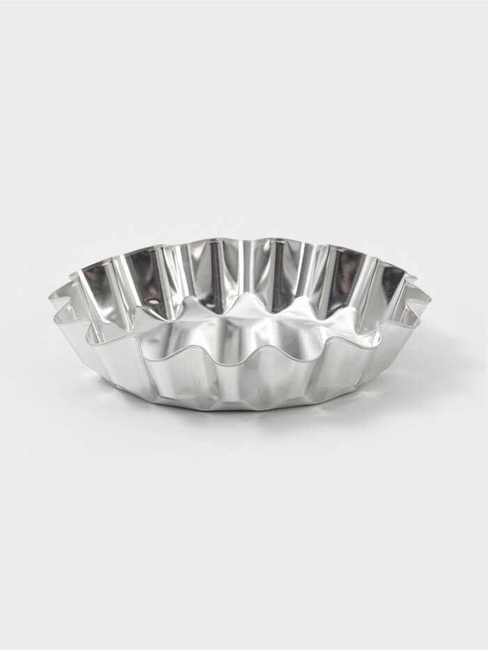 Форма для выпечки универсальная, жесть, серебристая, диаметр 15.2 см, высота 3.4 см