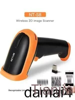 Сканер штрихкодов Netum NT-S8 беспроводной для торговли, пластик, черный