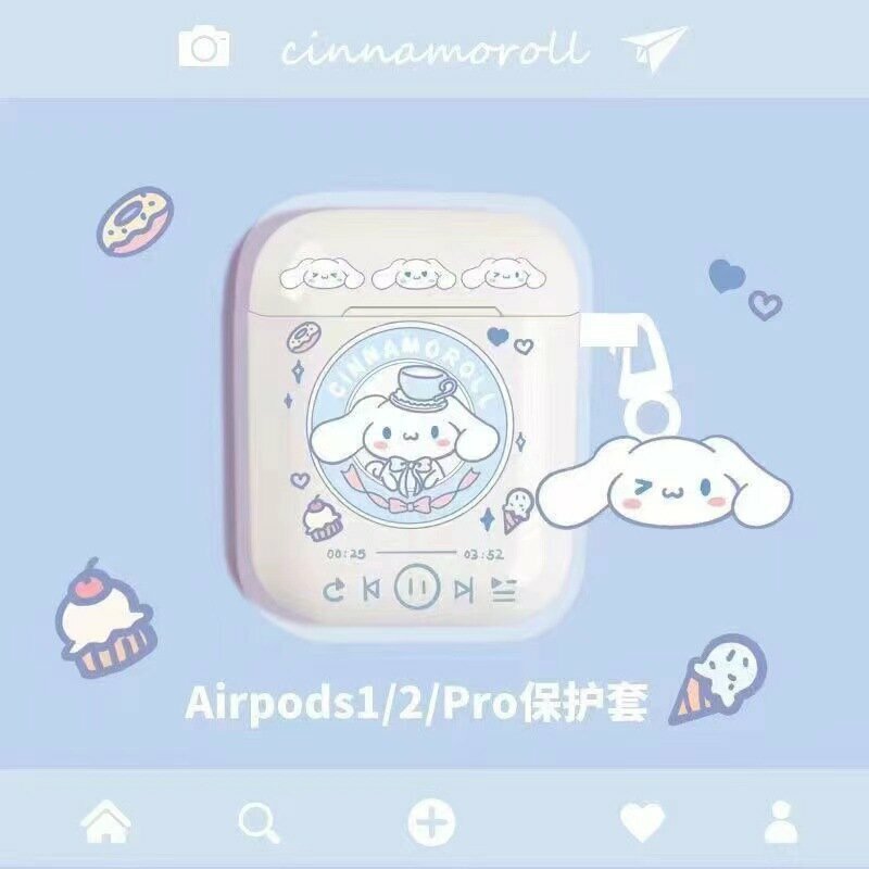 Синий силиконовый чехол для беспроводных наушников Apple AirPods Pro 2-го поколения с подвесным брелоком