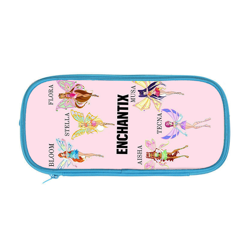 Winx club карандашница с мультяшным рисунком для детей большая вместимость и прочность 15
