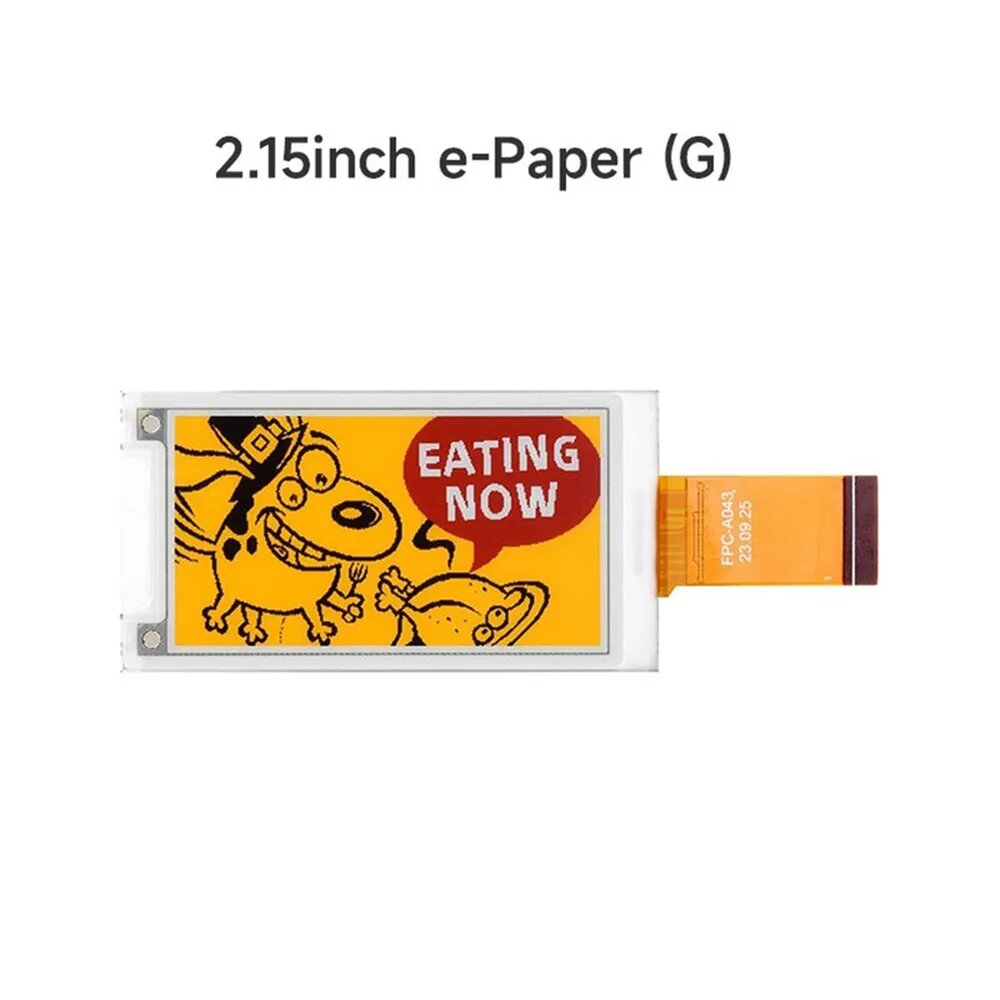 2,15-дюймовый дисплей E-Paper (G), E-Ink, 296x160 пик