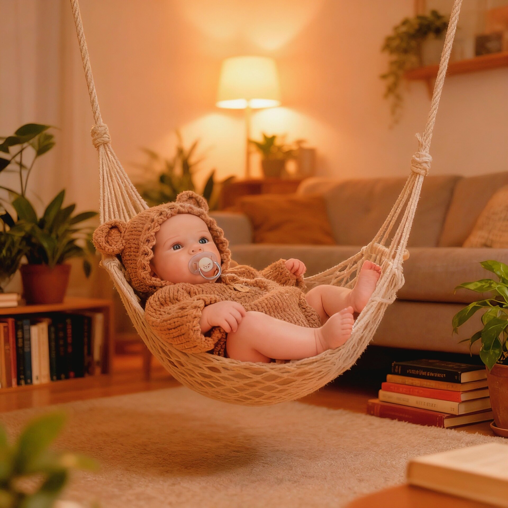 18-дюймовая коричневая шерстяная кукла цвета хаки Бетти, имитация синего моря, подарок для детей