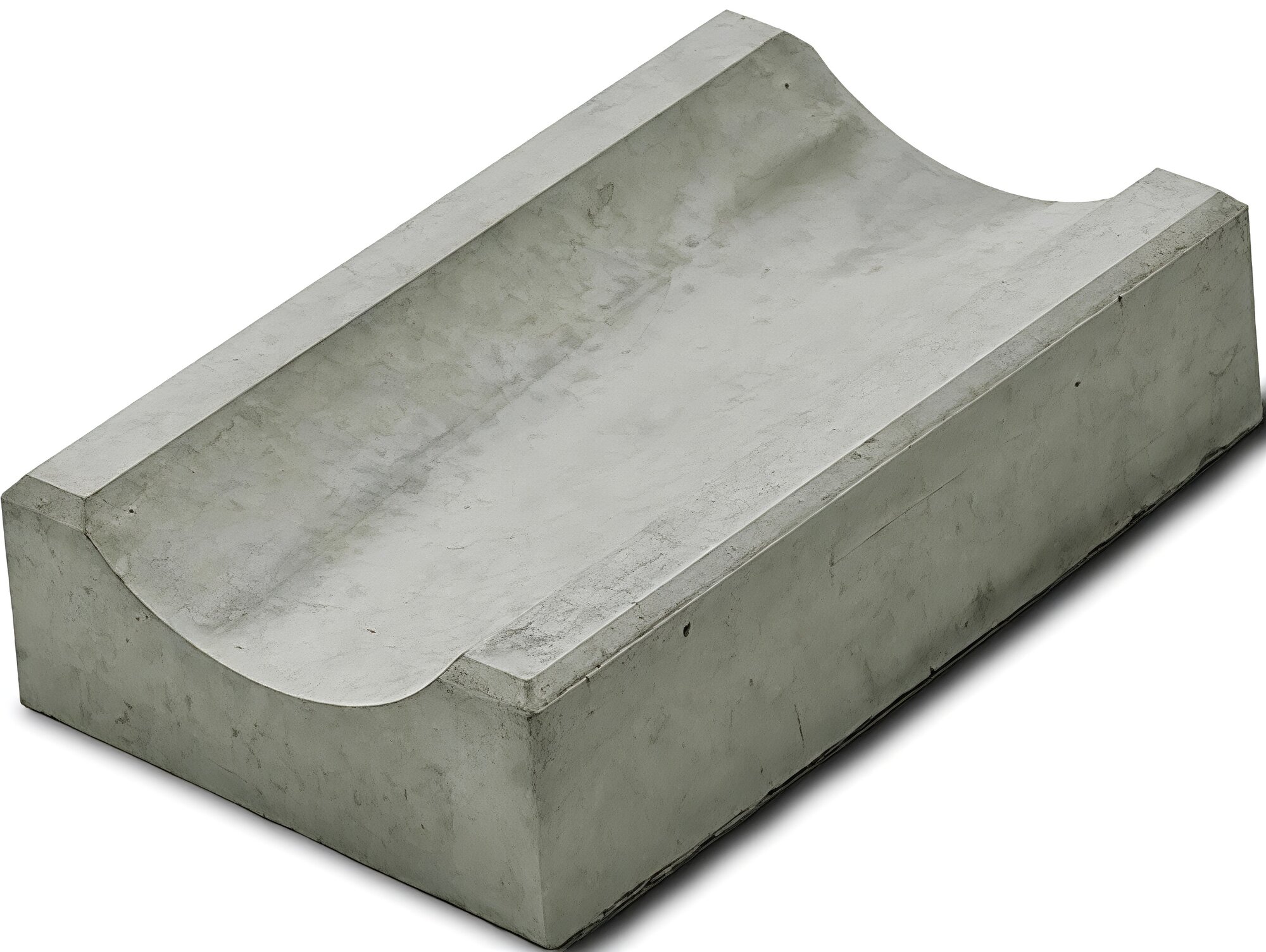 Водосток бетонный, серый цвет, 50 см х 16 см х 5 см, "эконом"