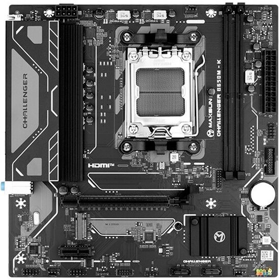 Материнская плата Maxsun MS-Challenger B650M-K (AM5, mATX)