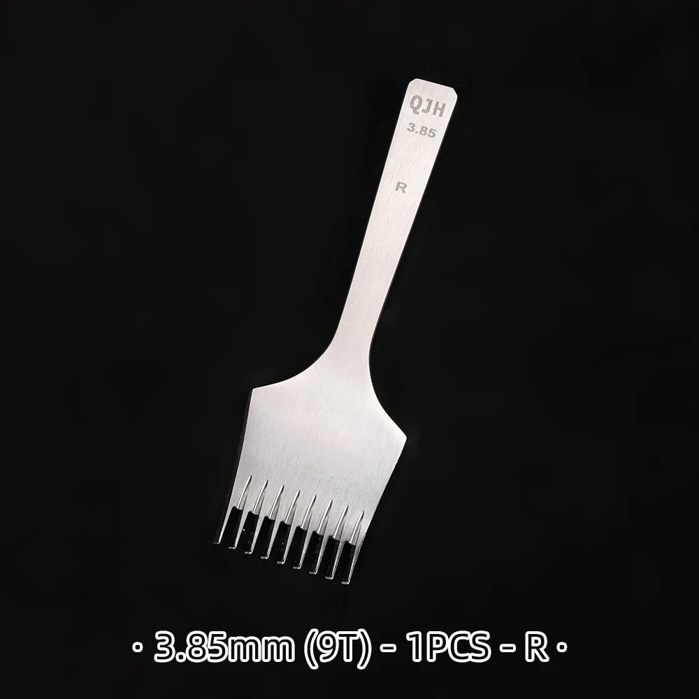 Пробойник для кожи QJH Бутик Six Edge Chop 2.7 мм 3.0 мм 3.38 Reverse 3.85mm-9T