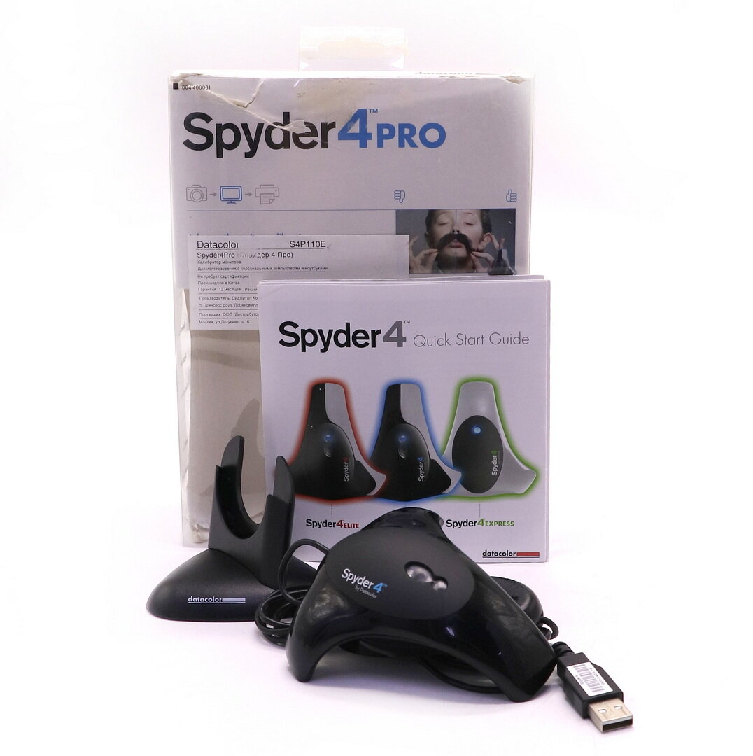 Калибратор монитора Datacolor Spyder 4 Pro в упаковке
