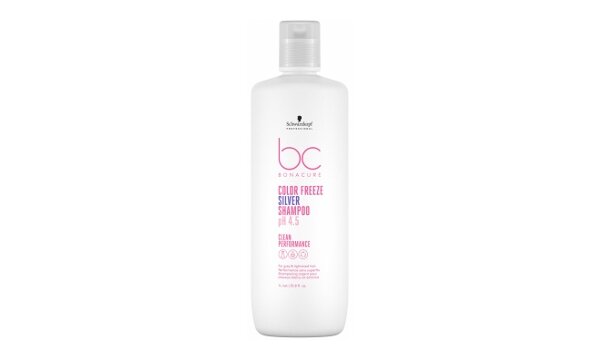 Schwarzkopf Bonacure pH 4.5 Color Freeze Silver Micellar Shampoo - Нейтрализующий шампунь с фиолетовым оттенком 1000 мл