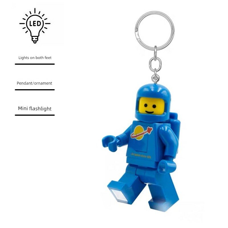 Светящийся брелок с персонажем Космический Человек Синий из LEGO Ninjago, модель KE10H