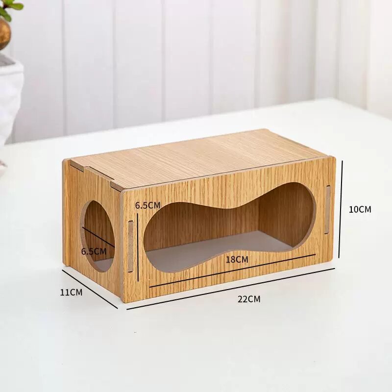 Дышащий одноканальный туннель для хомячков, 22x11x10 см, подземная укрытие для карликовых и сирийских хомячков с