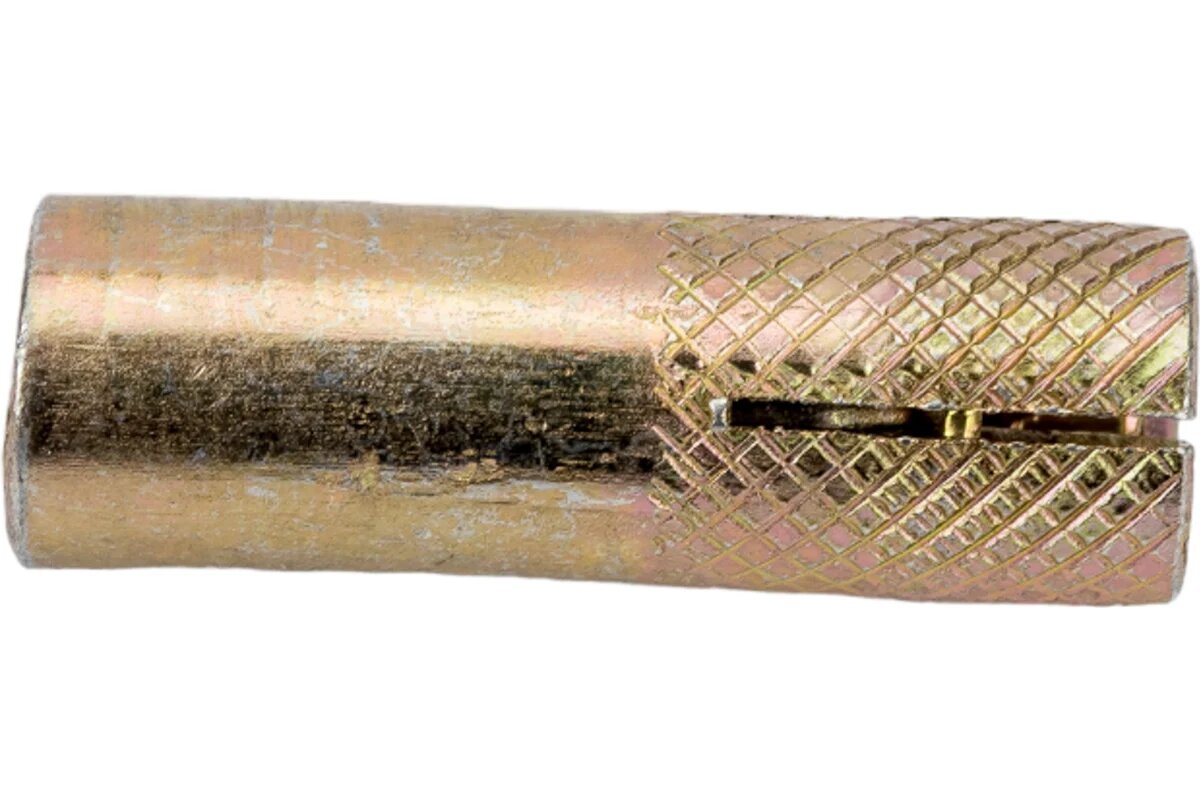 Забиваемый анкер STARFIX М8x10x30 мм стальной оцинкованный с гильзой для крепления тяжеловесных конструкций к бетону, камню и кирпичу