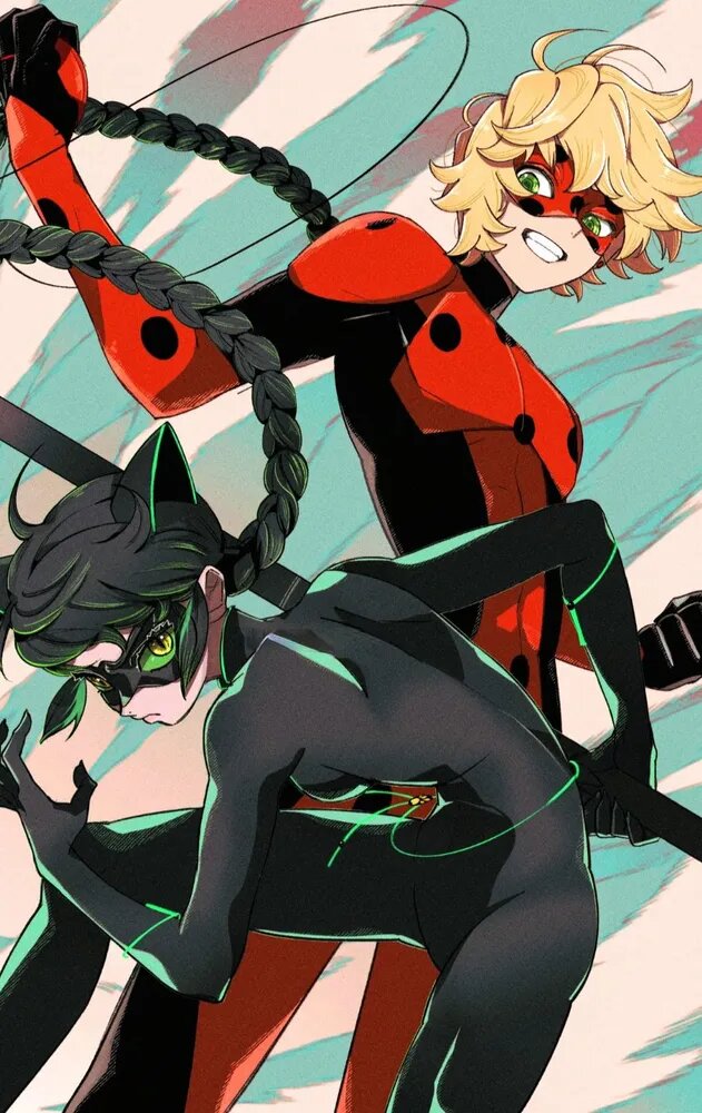 Алмазная Мозаика "Мультфильмы Леди Баг" 30х40 См Алмазная Вышивка / Картина Стразами Подарков / Украшения