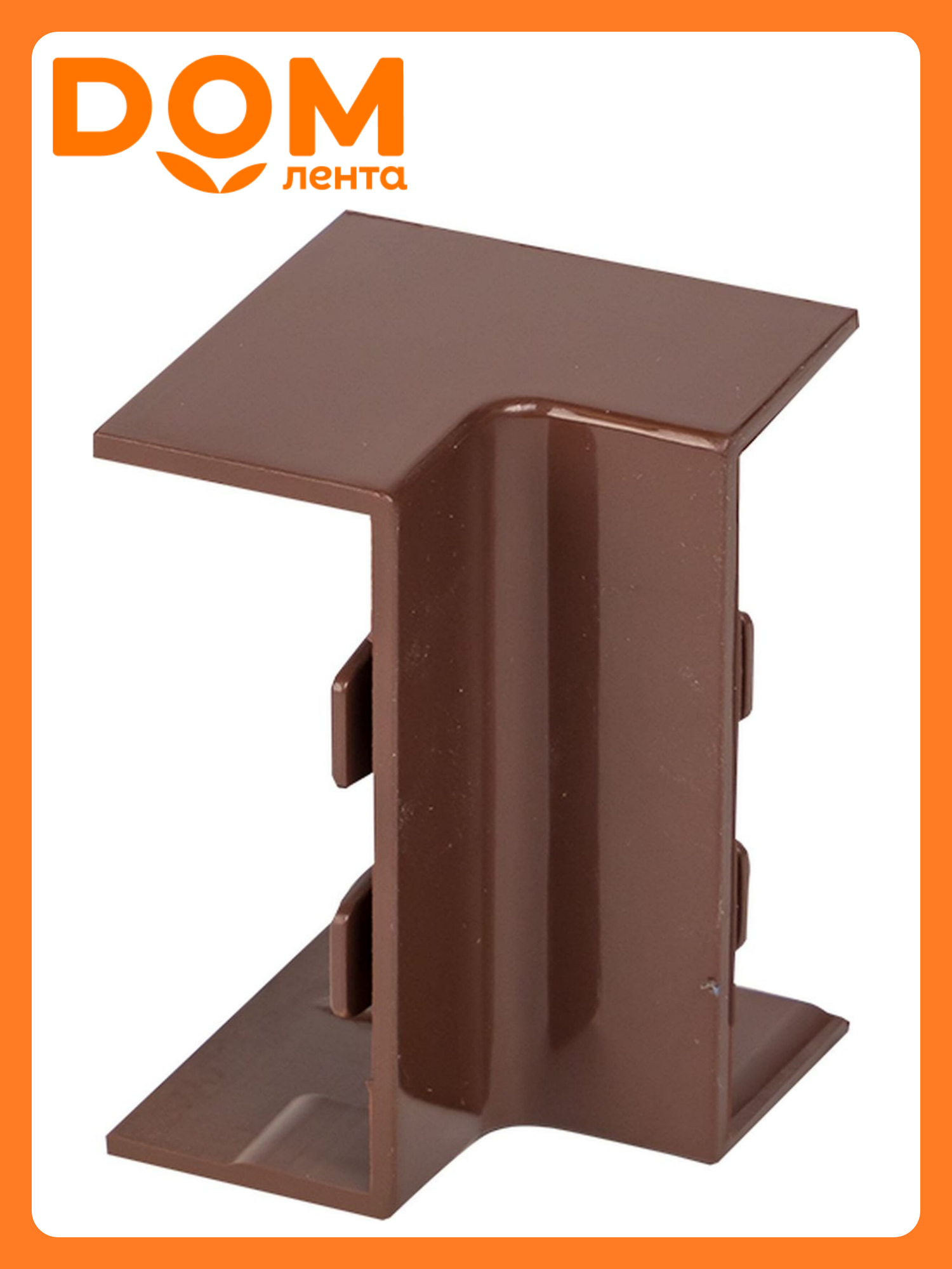 Внутренний угол EKF PROxima темное дерево 40х16 мм