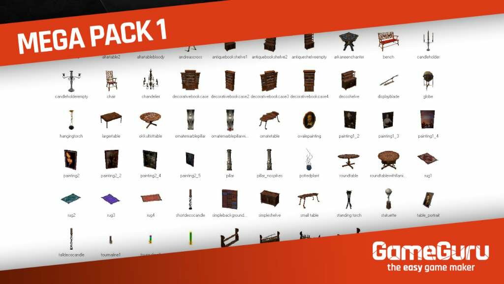 GameGuru - Mega Pack 1 DLC Steam Ключ • Активация Steam • регион Весь мир