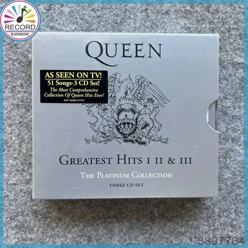 CD Queen Greatest Hits I, II & III 3CD запечатанный совершенно новый альбом