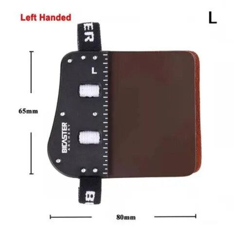Напальчник для стрельбы из лука BICASTER ARCHERY L Левая рука Кожа натуральная полированная 80мм