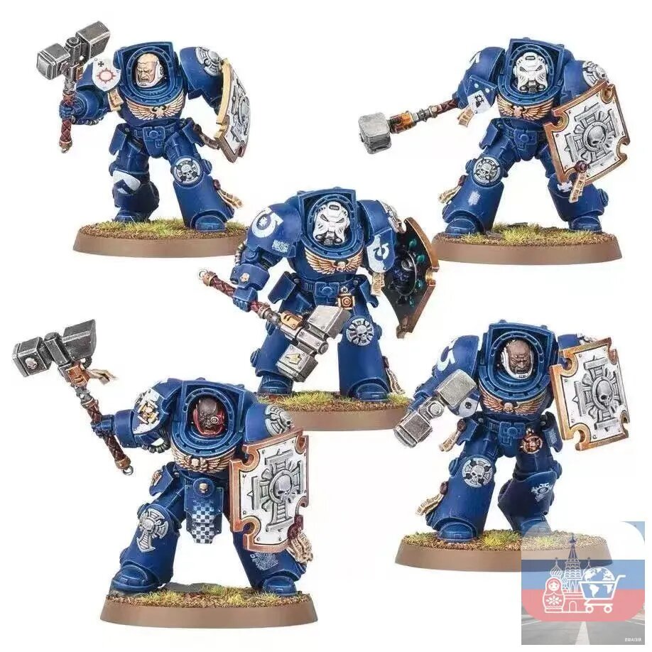 Terminator Assault Squad / Вархаммер 40к смола / Warhammer 40000 миниатюры
