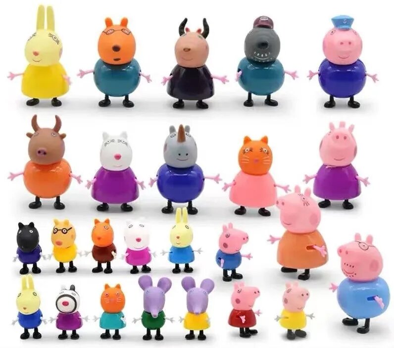 Семейка Свинка Пеппа / Набор кукол Свинка Пеппа (25шт)