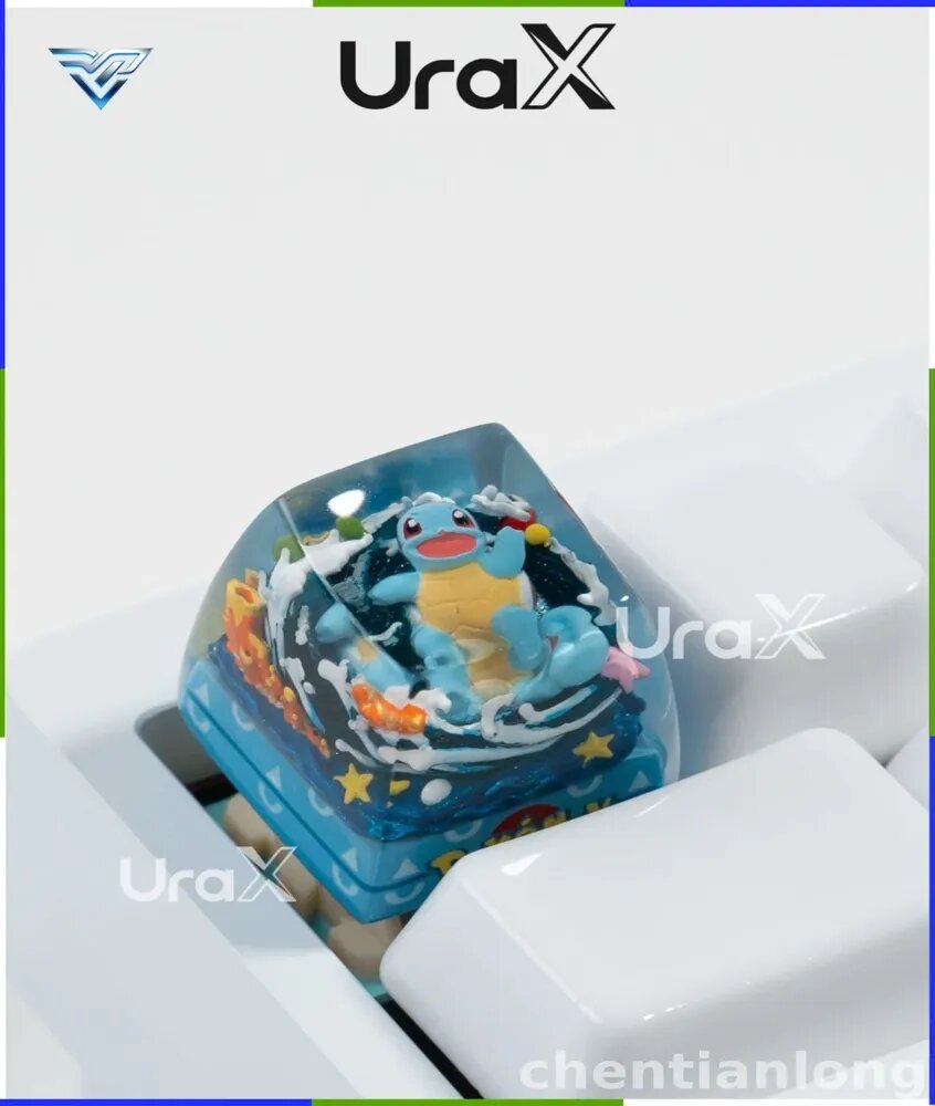 Кейкапы для механической клавиатуры - аниме мультфильм-1U Artisan Пользовательские ручной работы из смолы