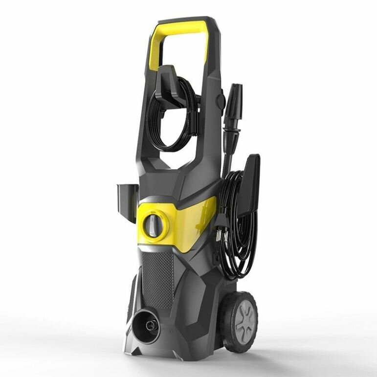 Мойка Huter W-4-2500 PRO с барабаном для шланга (2500 Вт, 195 бар, профессиональный пеногенератор, шланг 8м)