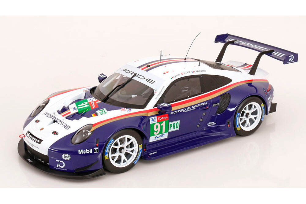 Модель коллекционная IXO Porsche 911 (991) rsr no 91 24H le mans 2018