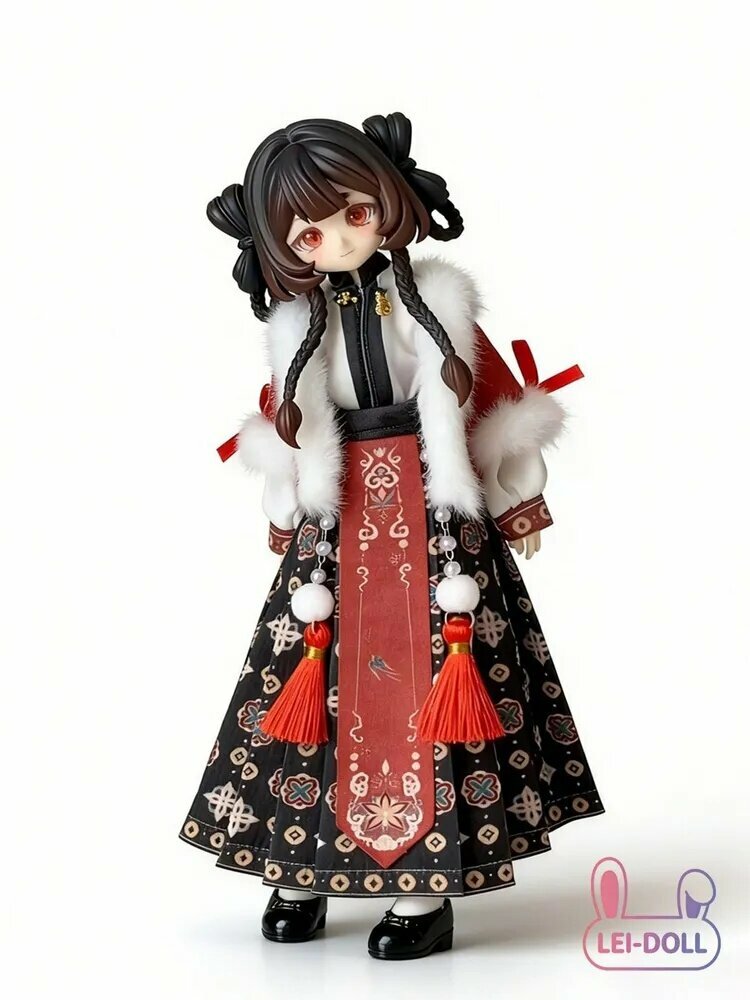 LEI-Doll 1/8 Кукла с шаровидными суставами BJD,(Paradox World Series) ,19cm, полный набор прически, одежды и аксессуаров, коллекционная, подарок для девочек