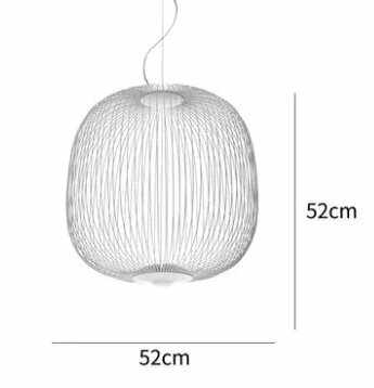 Креативные железные подвесные светы Современный люстра Потолочная лампа для гостиной Подвесная лампа Декор для дома Свет для столовой Подвес