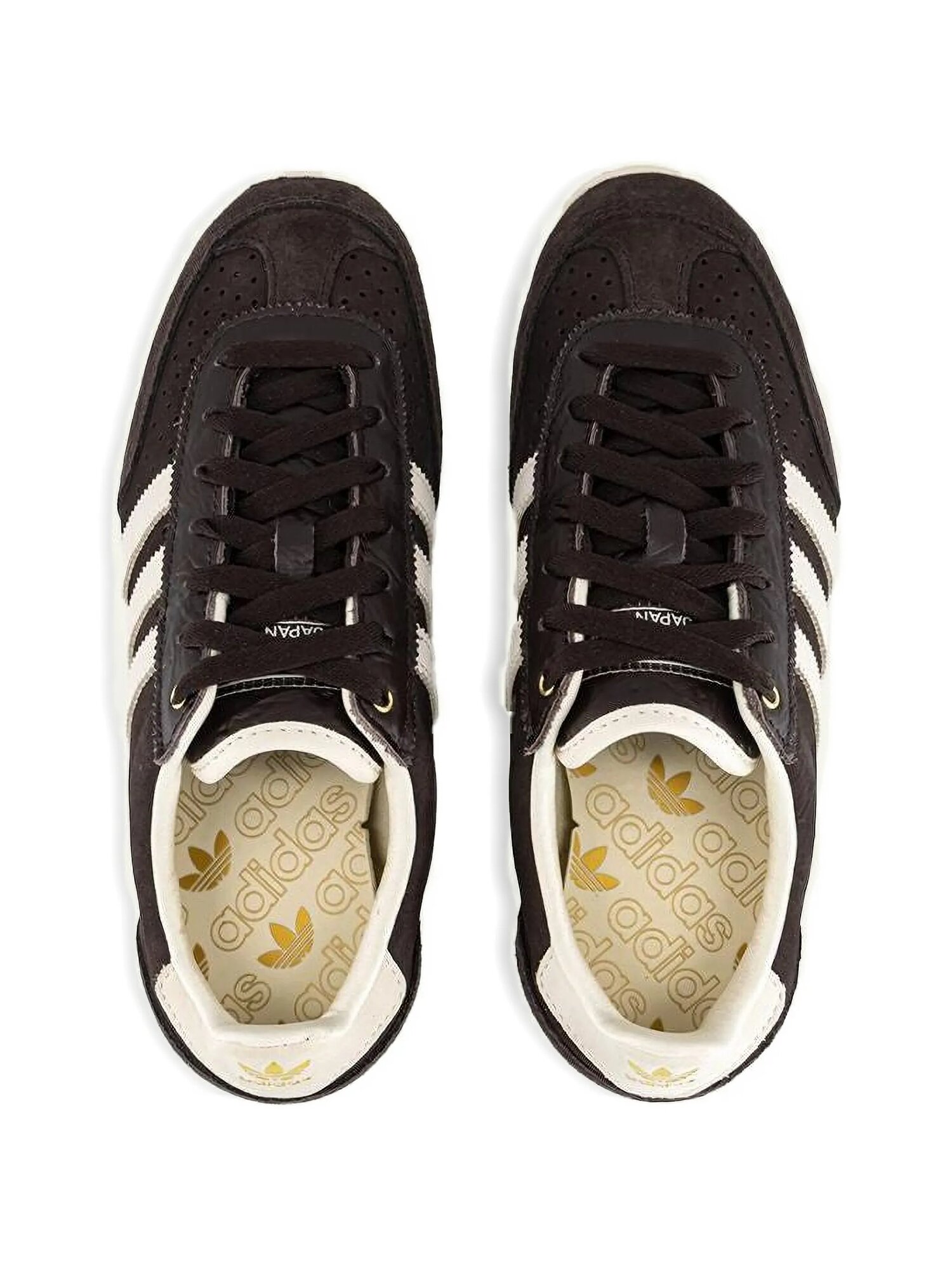 Кроссовки adidas Japan, размер 5.5 US, коричневый/серый/оранжевый — фото 1