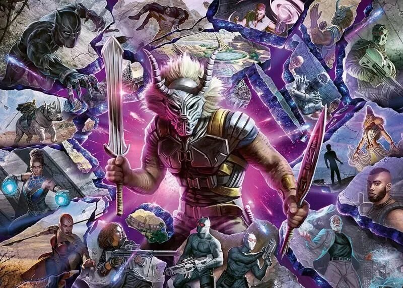Пазл Ravensburger, персонаж Marvel, злодей Карманго, 1000 деталей