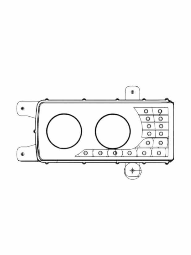 Фара КамАЗ 6520/6511/4308 с ДХО левая (светодиодн. 16LED) / STARTVOLT / SHL 0710L