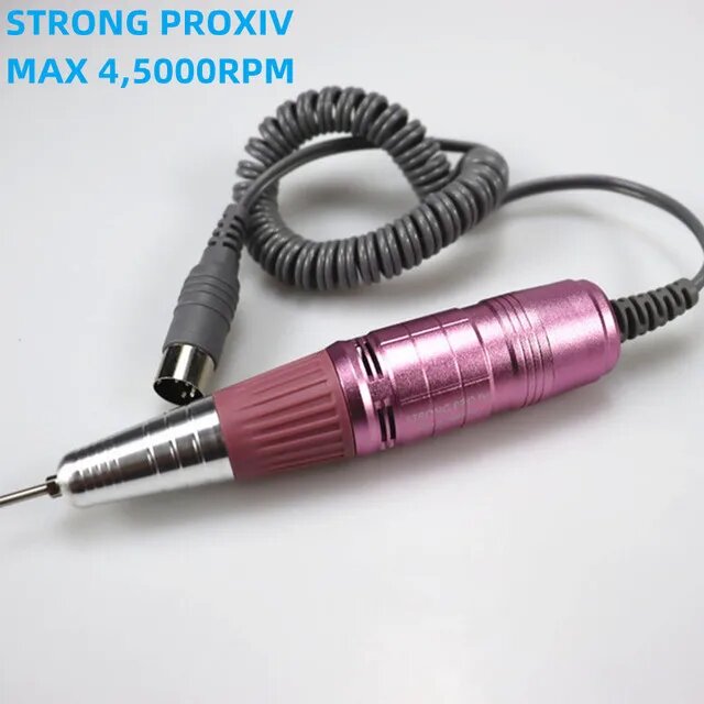 Электрическая дрель для маникюра Strong PROXIV розовый 45000RPM